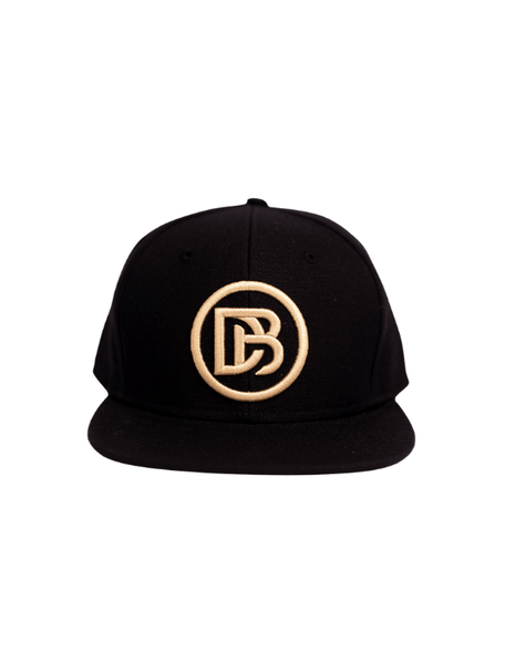 Gold DB Circle Flat Brim Snapback | Dapper Boi